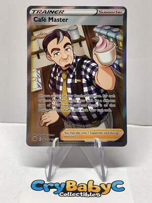 Pokemon Cafe Master TG25/TG30 Brilliant Stars Sword & Shield Trainer ...