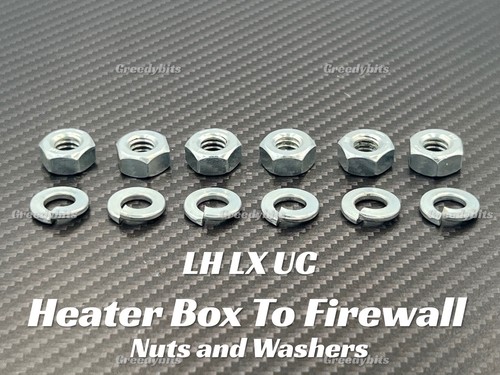 NEW HEATER BOX NUTS FOR TORANA LH LX UC HOLDEN Heater Box To Firewall ...