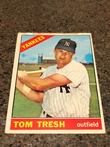 1966 Topps Baseball Card #205 Tom Tresh New York Yankees GOOD | eBay