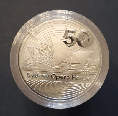 2023 1oz Royal Australian Mint Silver Sydney Opera House Mint Roll of ...