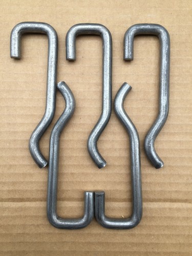 Universal Muffler Pipe Exhaust Bent Rod Hanger Rod Bracket-5 Pcs | eBay