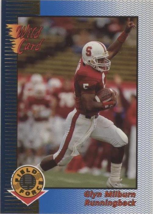 1993 Wild Card - Field Force Glyn Milburn #WFF-39 Gold (RC) for sale ...