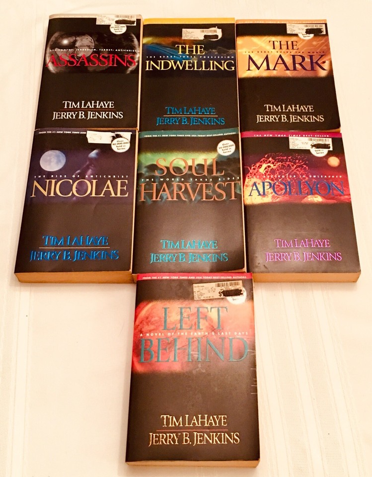 Christian Books Left Behind Series Books Paperback Lot of 7 LaHaye ...