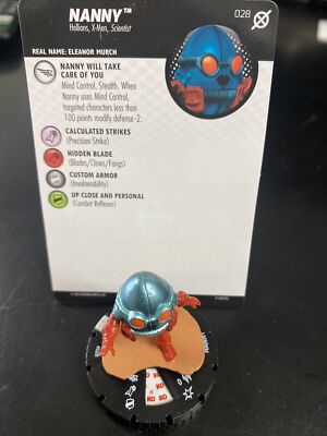 Marvel Heroclix X-Men X Of Swords Nanny 028 Rare R Month 2 Storyline OP ...