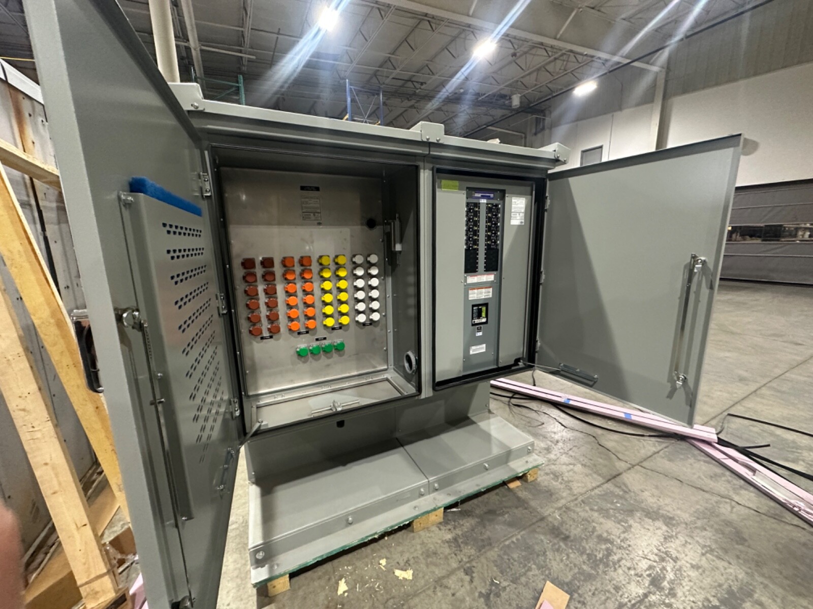 4000 AMP GENERATOR LOAD BANK CAM LOK DOCKING STATION CAMLOK TAP BOX ...