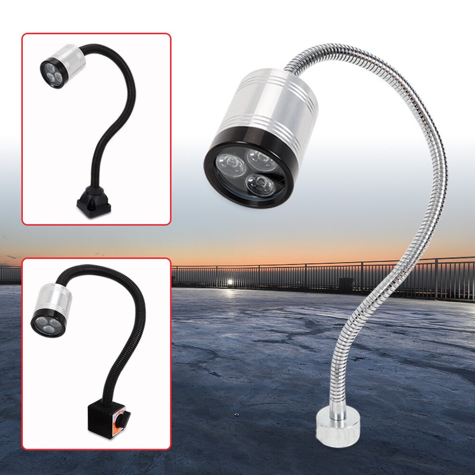 7W LED Machine Work Light Magnetic Hose CNC Sewing Milling Lamp for ...