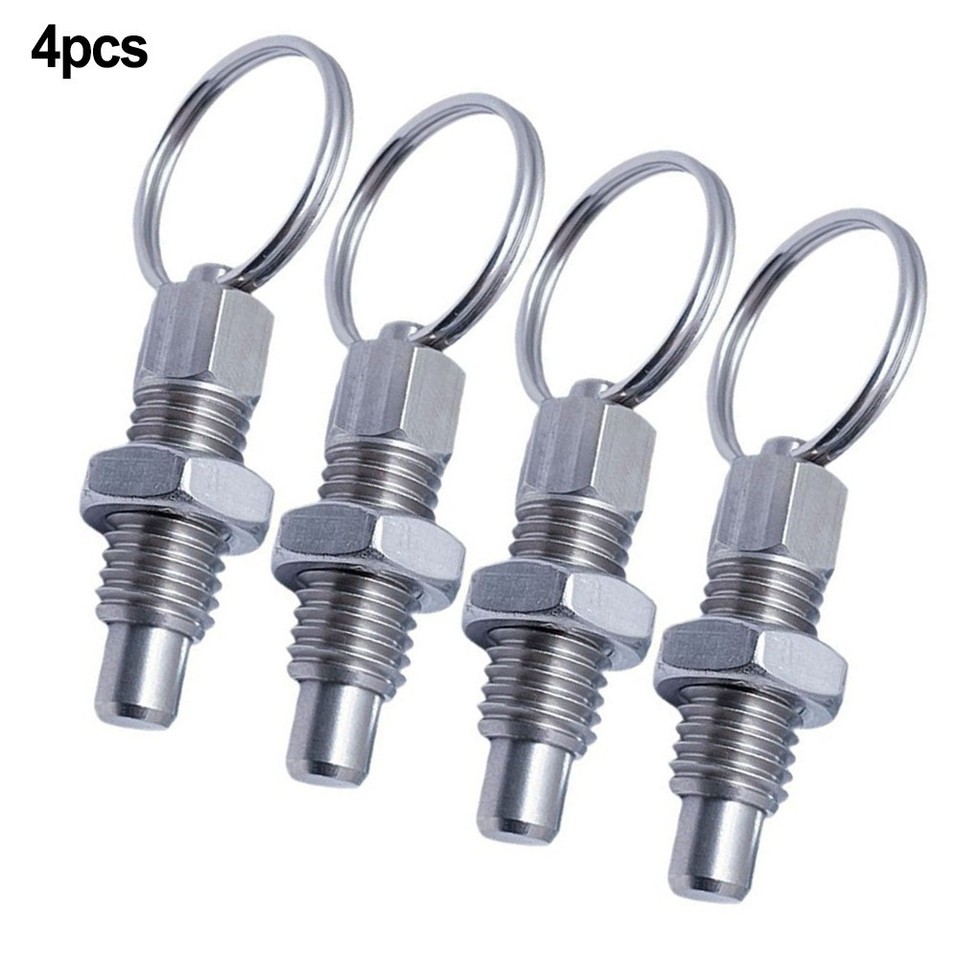 4PCS Stainless Steel Circular Pull Pins Ideal Replacement for Fitness ...