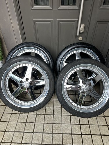 JDM EQUIP WORK wheels deep rims rebarreled EQUIP 18-inch wheels WOR No ...
