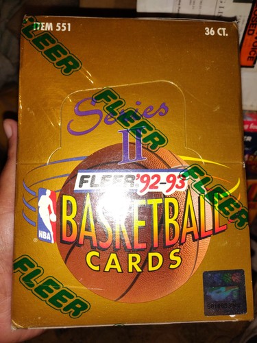 1992-93 Fleer Basketball Series 2 Factory Sealed Box Shaq Rookie RC ...