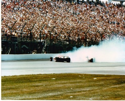 DANNY SULLIVAN PENSKE MARIO ANDRETTI 1985 INDY 500 SPIN TO WIN #3 8 X ...