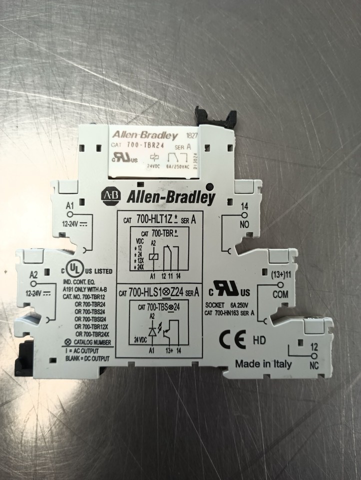 1PCS NEW ALLEN BRADLEY 700-HLT1Z24 TERMINAL BLOCK RELAY WITH 700-TBR24 ...