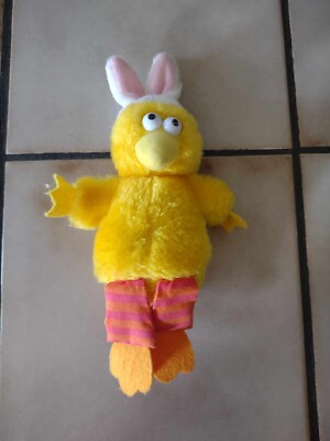 Vintage Applause Sesame Street Easter Bunny Big Bird 8" | eBay