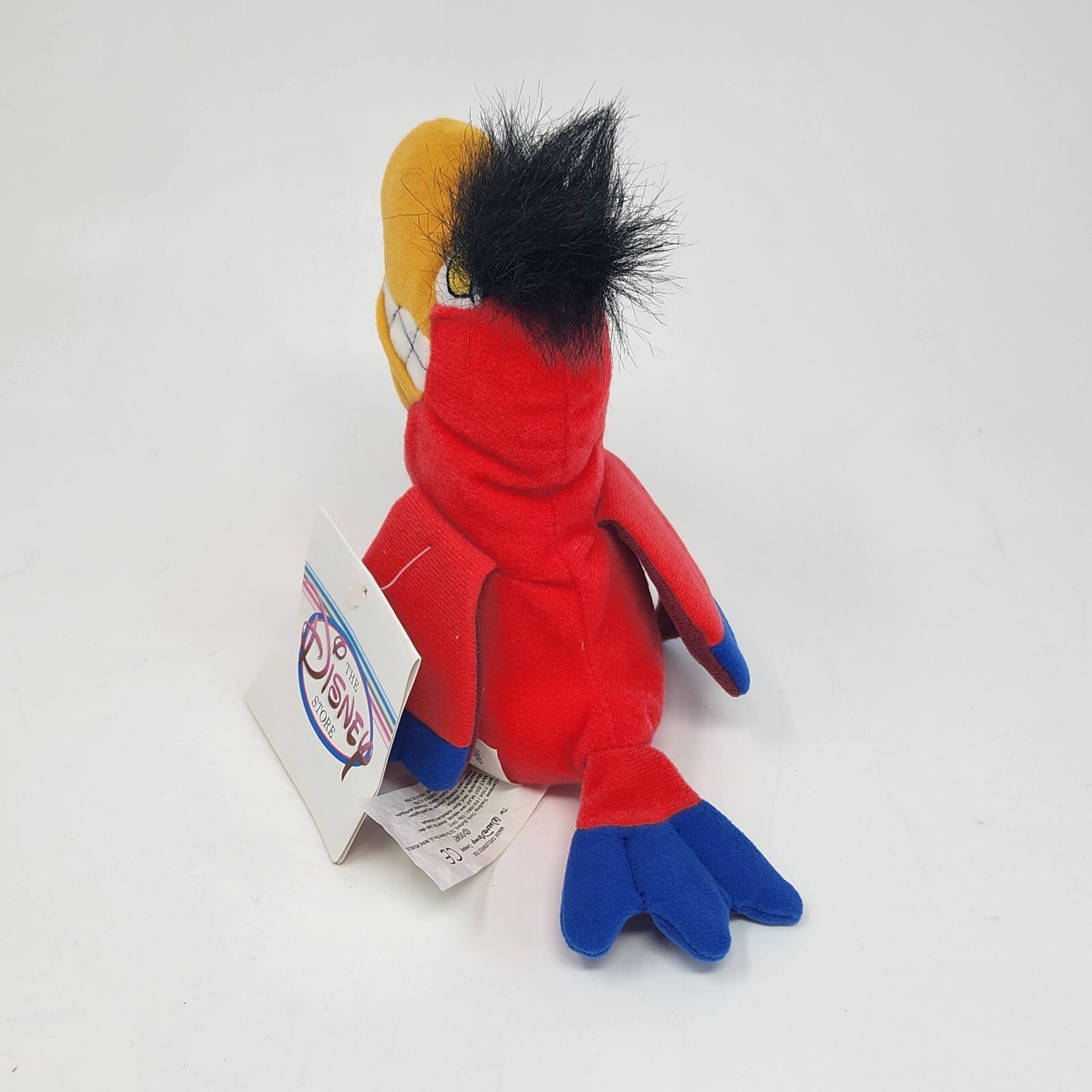 DISNEY STORE ALADDIN IAGO BIRD PARROT STUFFED ANIMAL PLUSH BEAN BAG NEW ...