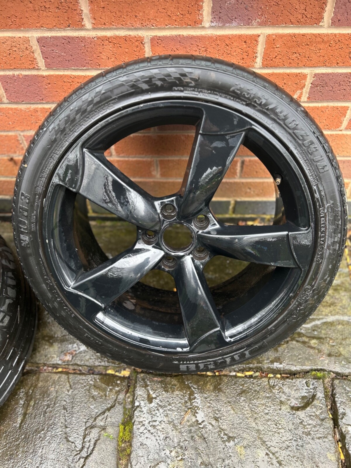 18” X5 TTRS Rotor Style Alloy Wheels Black Audi A3 VW Golf Caddy | eBay