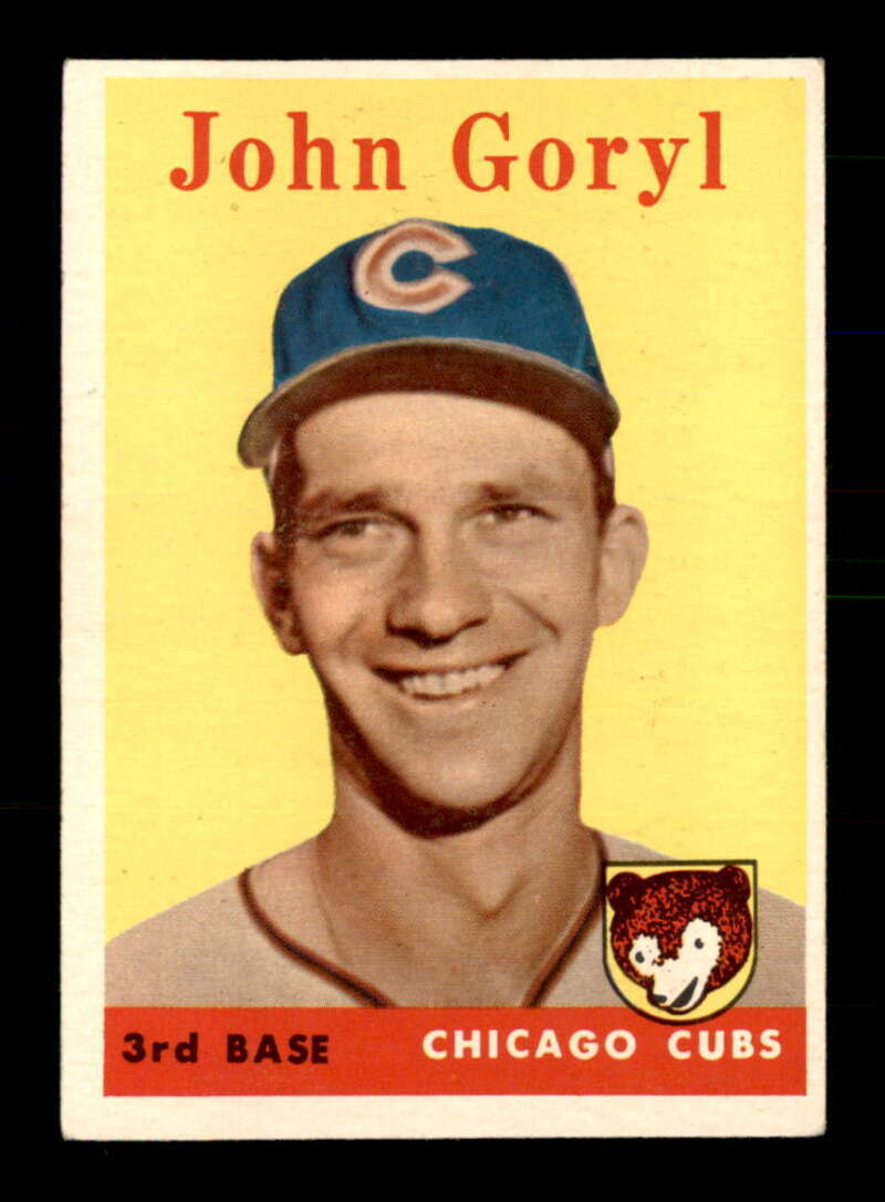1958 Topps #384 John Goryl RC EX/EX+ X2687439 | eBay