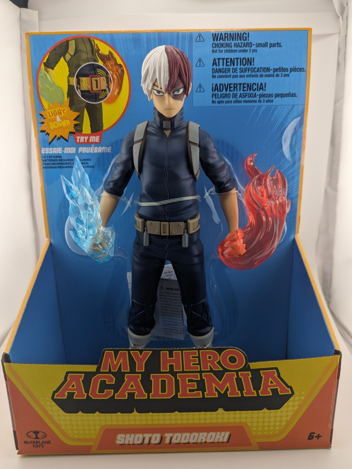 My Hero Academia Shoto Todoroki McFarlane Figure Toys 12" Lights ...