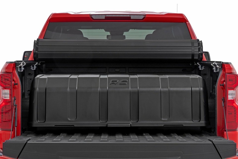 Rough Country Truck Bed Cargo Storage Box | Lid & Box | Full Size 56 ...