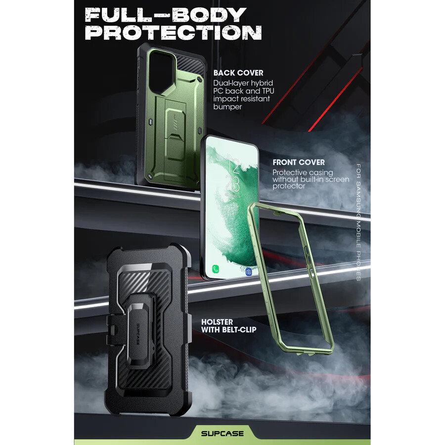 SUPCASE For Galaxy S23 Ultra 2023 5G Case UBPro Rugged Full Body Cover ...