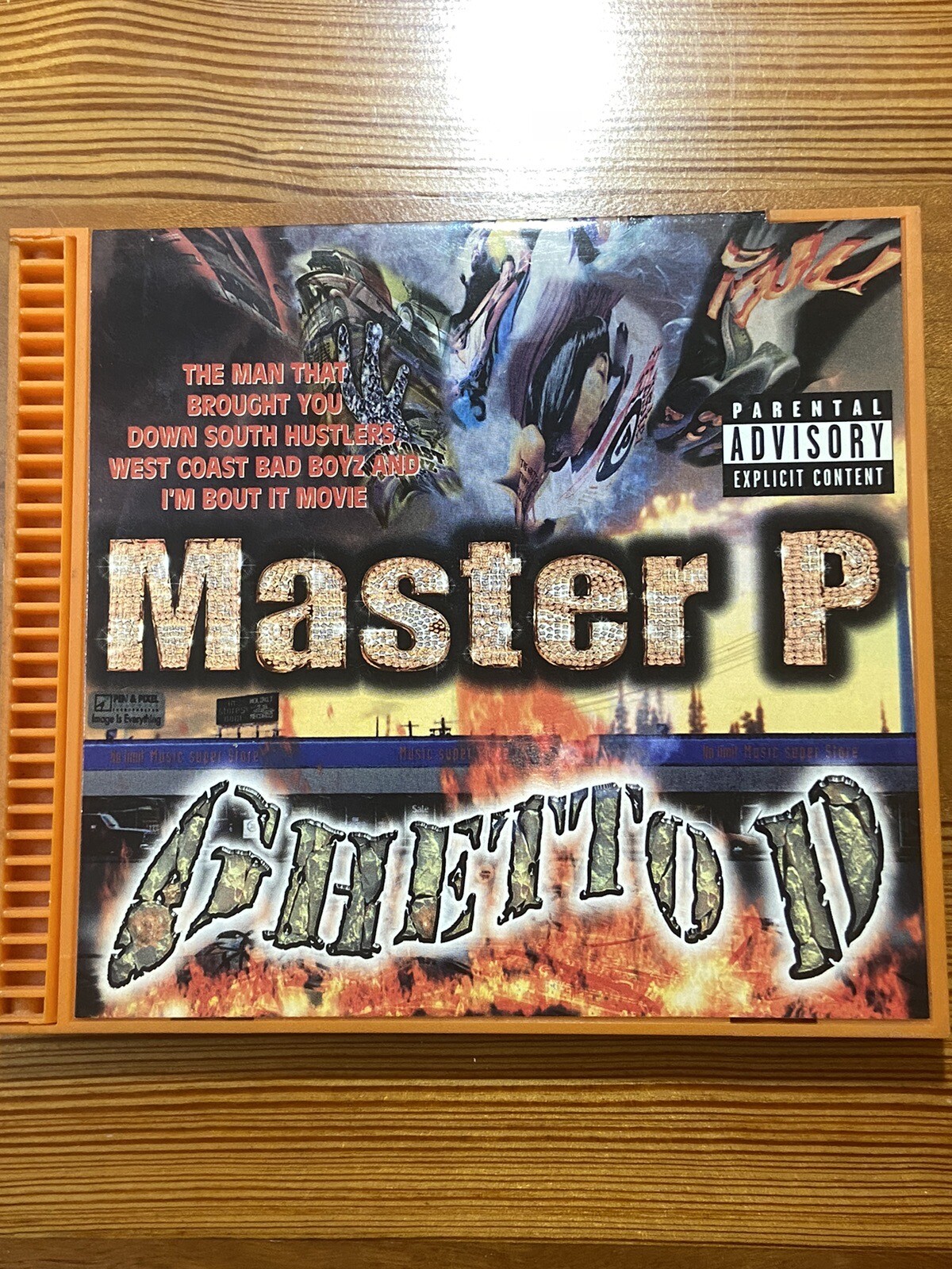 Master P Ghetto D Cd Hip Hop Gangsta 1997 No Limit Records Orange Q ...