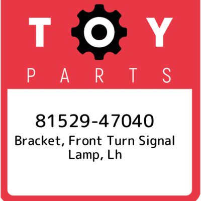 81529-47040 Toyota Bracket, front turn signal lamp, lh 8152947040, New ...