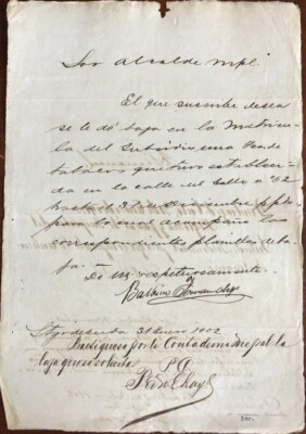 Emilio Bacardi- Signed 1902 Spanish Document (Over-Sized Doc) | eBay