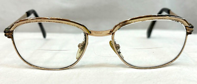 Vintage SAFILO Eyeglasses Frames ONLY 1/25 12K R.G.P Glasses 47 [] 17 ...