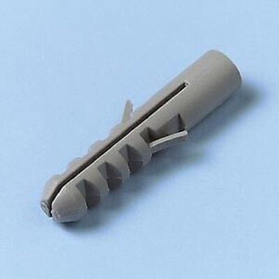 100 X Wall Plugs Heavy Duty Rimless Grey Nylon Dowels M12 X 60 ...