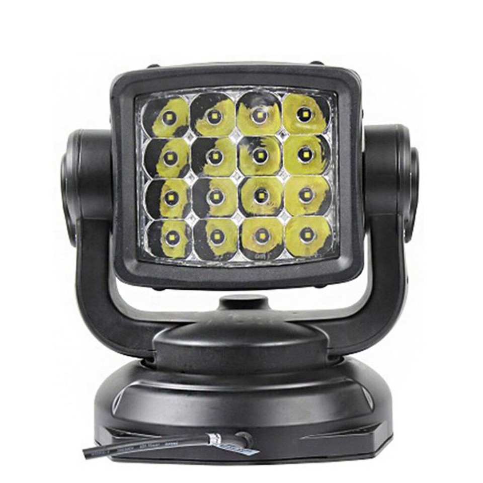 10000LM Boat Remote Control Spotlight 360° Rotate Marine Searchlight ...