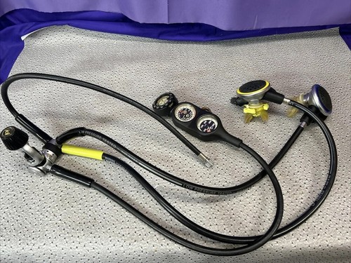 Intl Divers IDI 3 Gauge In-line Console Pressure Depth Compass ...