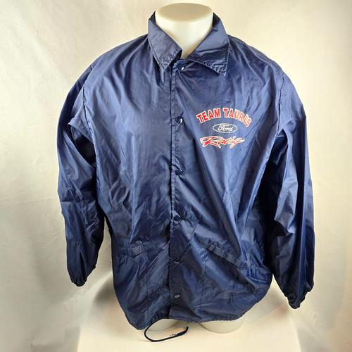 Ford Jacket Mens Large Blue Windbreaker Competitors View Team Taurus ...