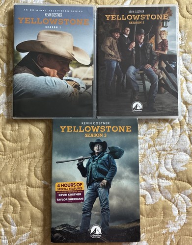 Yellowstone TV Series: The First Three Seasons (DVD) Season 1, 2, and 3 ...