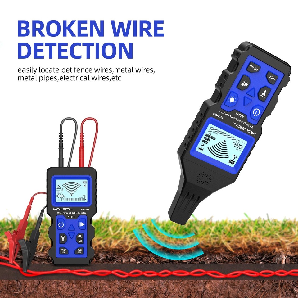 NF-826 Underground Cable Tester Wall Pipeline Wire Detector Locator ...