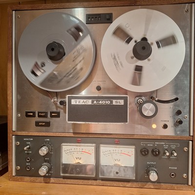 Teac A-4010sl reel to reel tape deck auto-reverse 3 motors 4 heads ...
