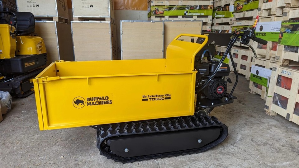 Buffalo TD 500KG Tracked Mini Dumper - Hydraulic Tip - Power Barrow ...