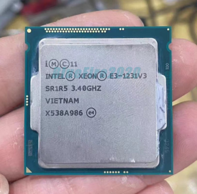 Intel Xeon E3-1231 v3 LGA 1150 CPU Processor SR1R5 3.4GHz Quad Core E3-1231V3 | eBay