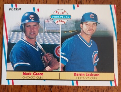 1988 Fleer Mark Grace Rookie Baseball Card #641 RC Chicago Cubs | eBay