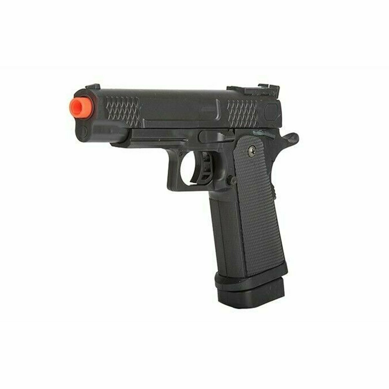 UKARMS P2002BAG Spring Powered 1911 Airsoft Gun Pistol with .12g 6mm ...