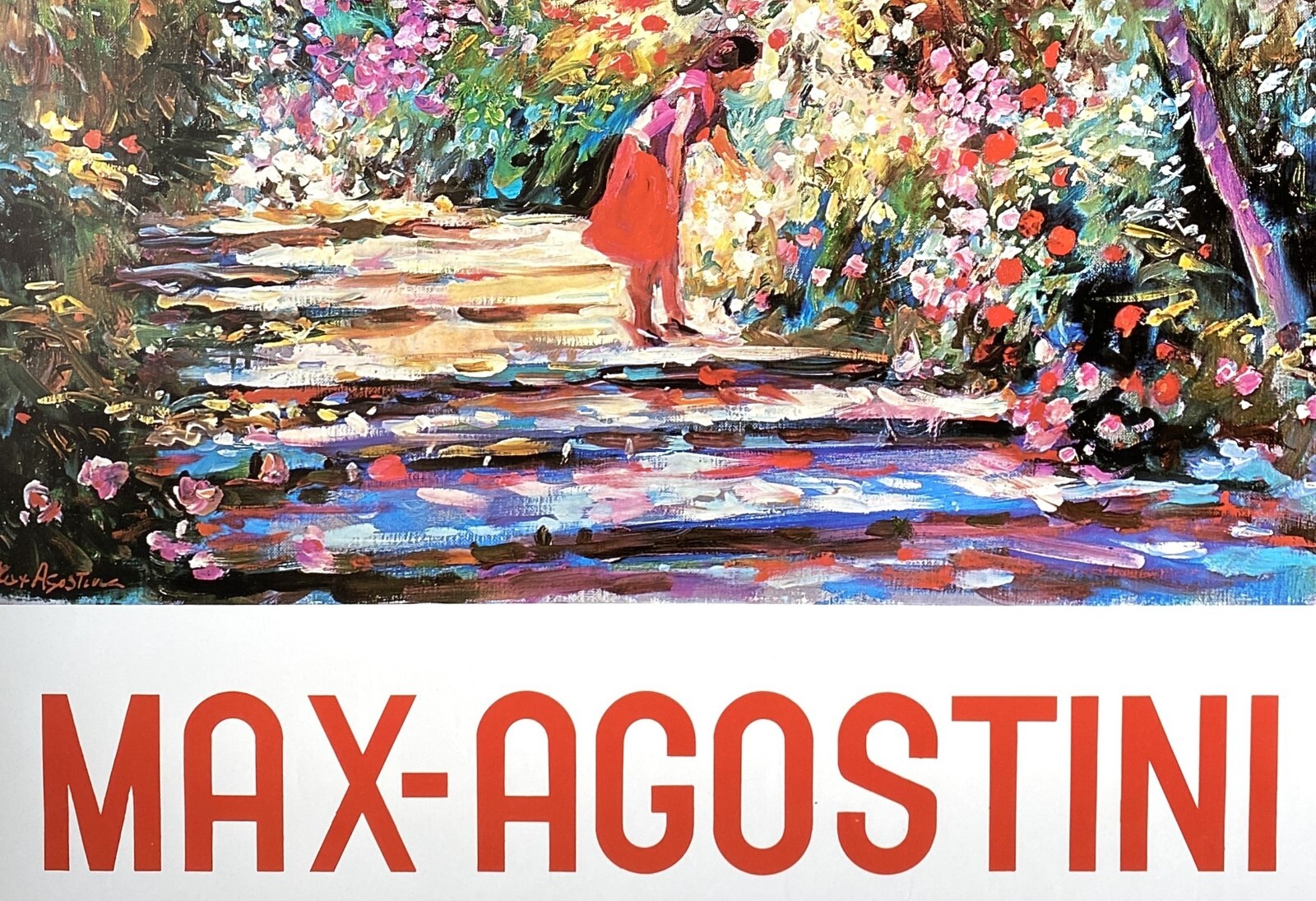 MAX AGOSTINI ORIGINAL EXHIBITION ART POSTER GALERIE MARTIN-CAILLE ...