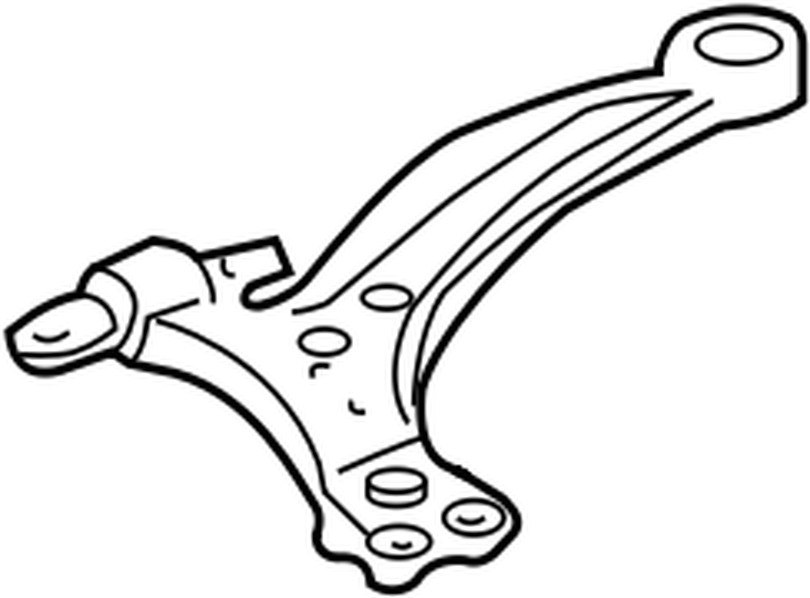 48069-08040 Toyota Arm sub-assy, front suspension, lower no.1 lh ...