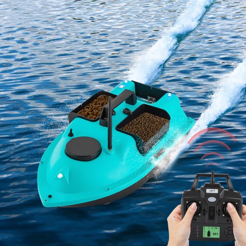 600m Fishing Bait Boat GPS Remote Control Standby 90min Lithium Battery ...