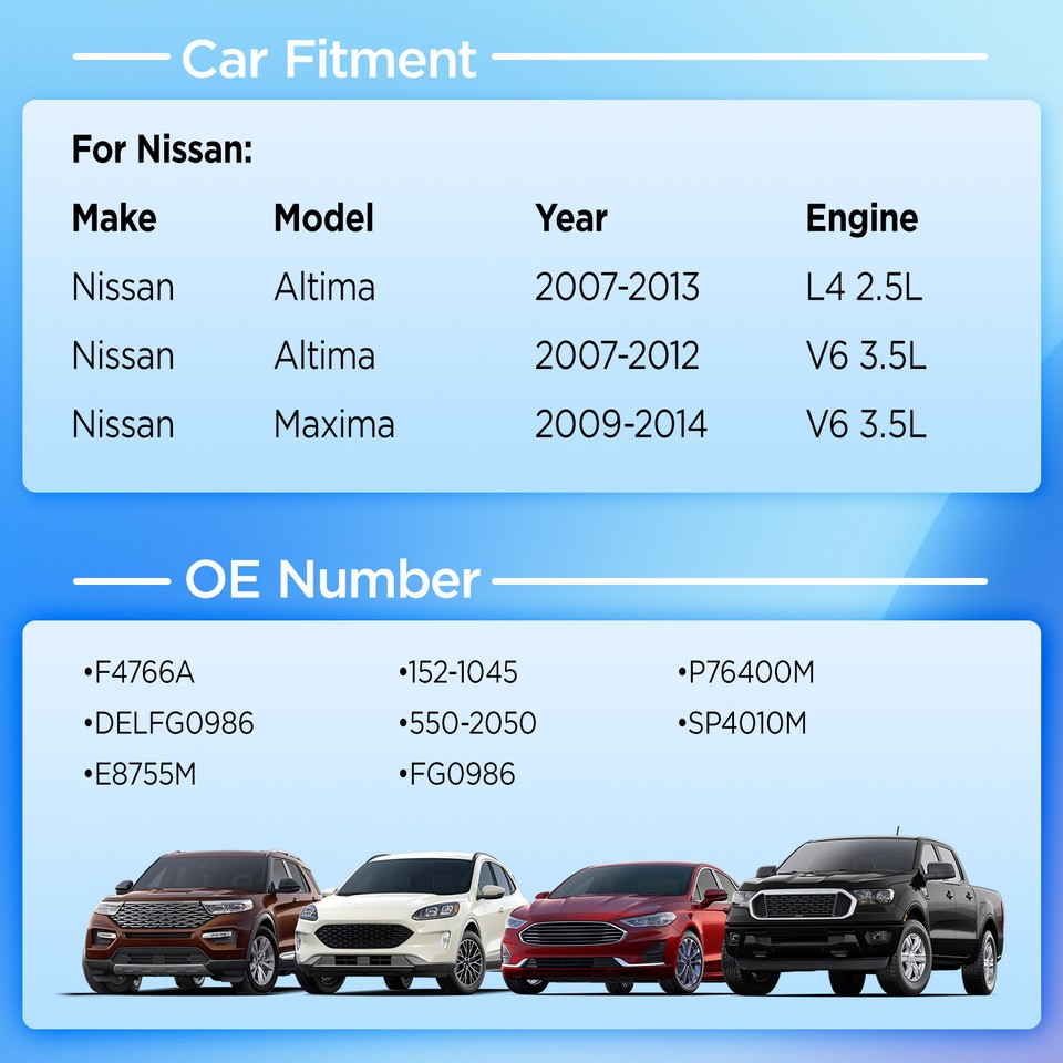 Fuel Pump Module Assembly For Nissan Altima Maxima 2.5L 3.5L 2007-2013 ...