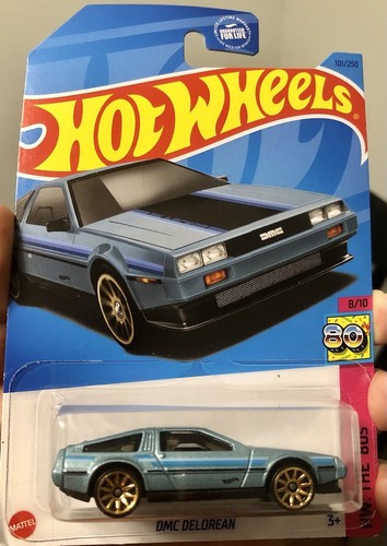 Hot Wheels DMC Delorean Light Blue - HW The 80S - Aka The Back To The ...