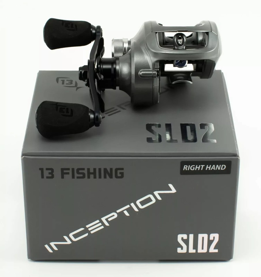 13 FISHING INCEPTION SLD2 INSLD2-8.1RH 8.1:1 RIGHT HAND BAITCAST REEL ...