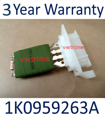 Heater Blower Resistor 1K0959263A Skoda Octavia Superb Yeti VW Tiguan ...