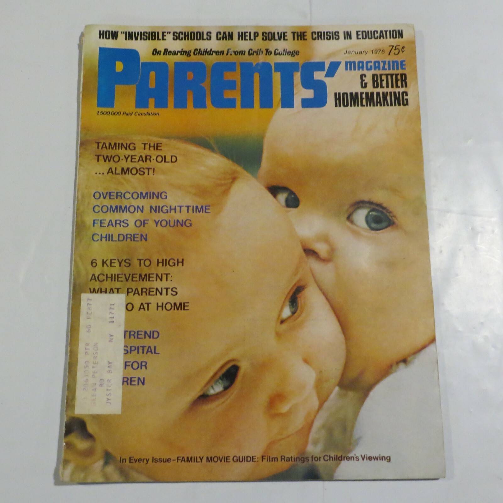 Parents Magazine Vintage January 1976 Family Movie Guide PC | eBay