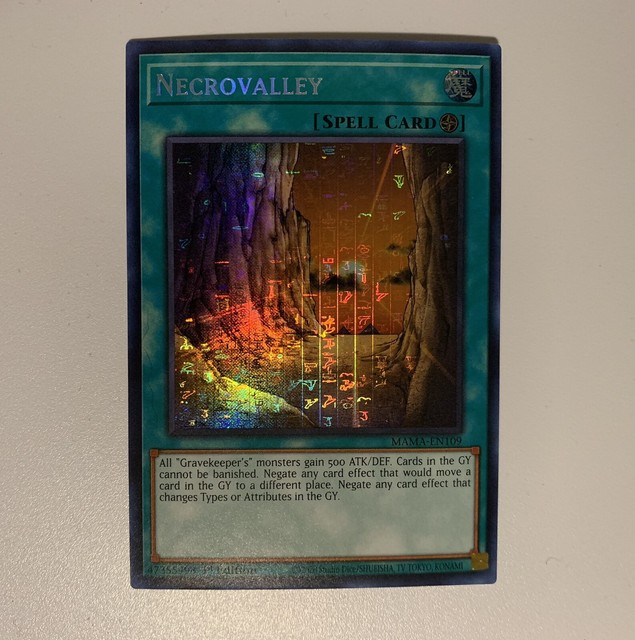 Yu-Gi-Oh! TCG Necrovalley Magnificent Mavens MAMA-EN109 1st Edition ...