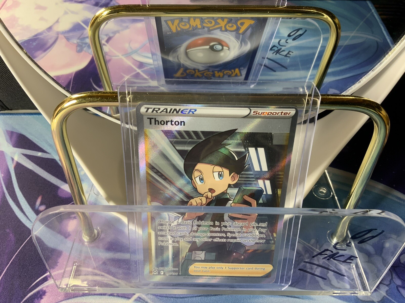 Thorton 195/196 SWSH Lost Origin Full Art Holo Trainer Pokémon 2022 NM ...