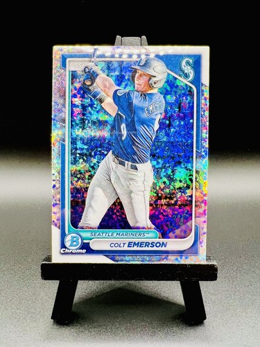 2024 Bowman Baseball COLT EMERSON No. BCP-10 MINI-DIAMOND REFRACTOR ...