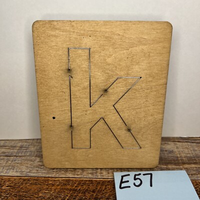 Ellison Die Cuts Educational 4” Wood 5” x 6” Block Lowercase Letter ...