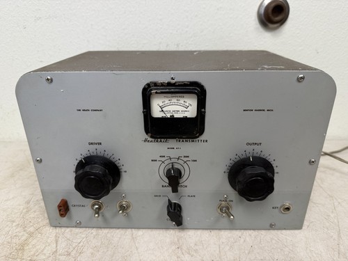 Heathkit AT-1 Classic Novice Transmitter with Matching AC 1 Antenna ...